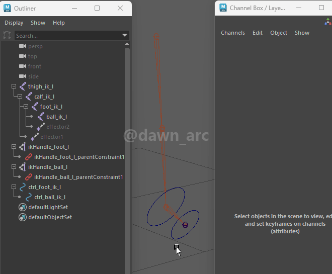 [Maya]Rigging 06 - Foundations of IK